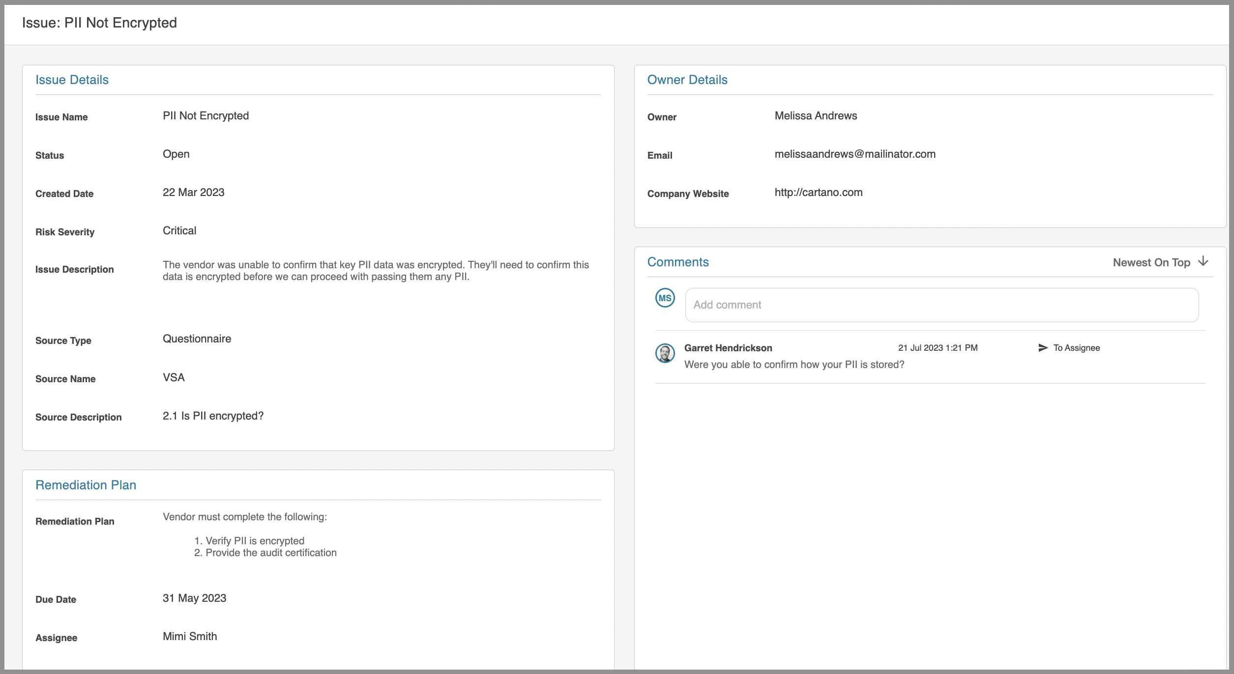 Responding To An Assigned Issue Whistic 