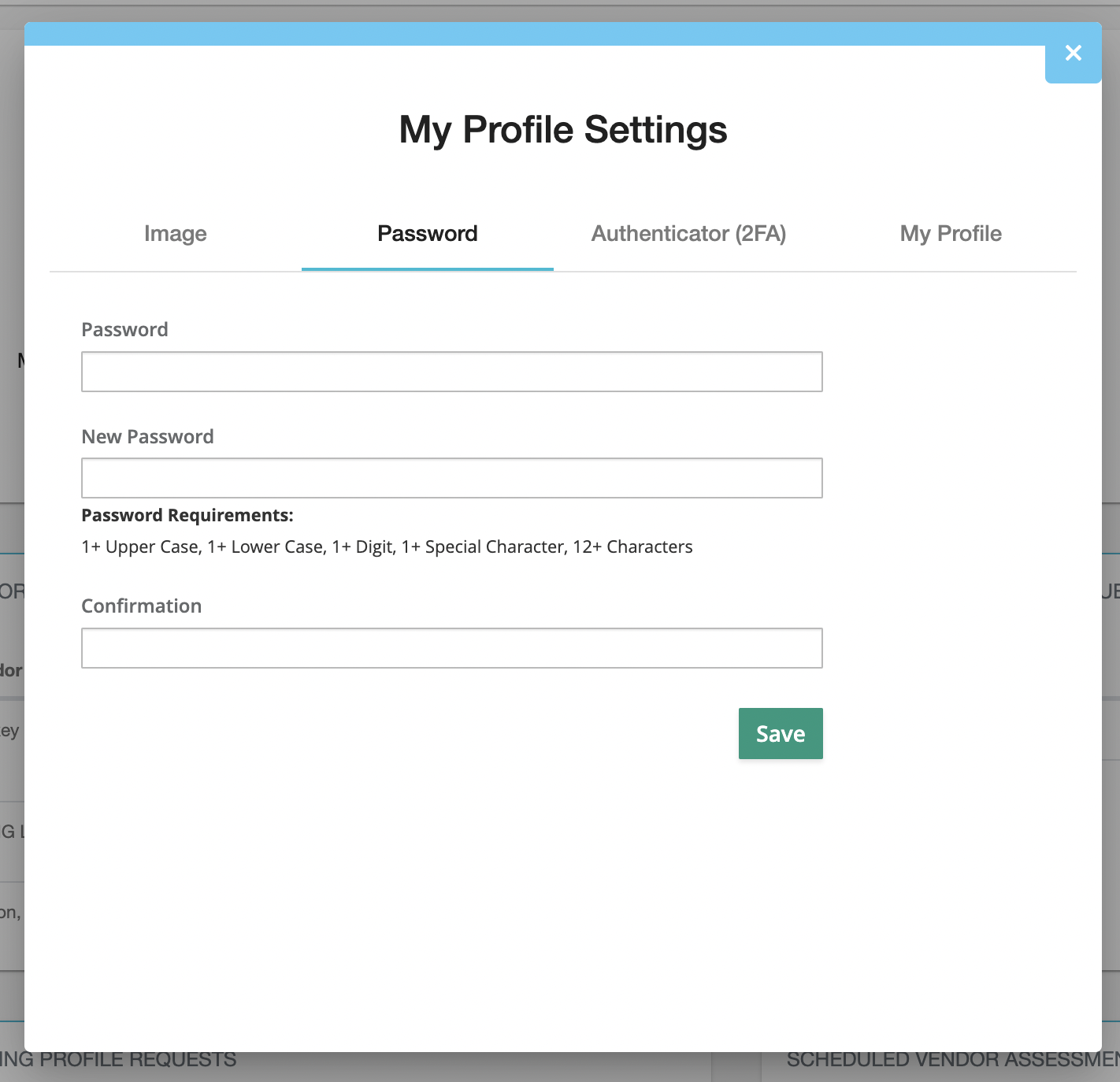 Manage My Profile Settings – Whistic