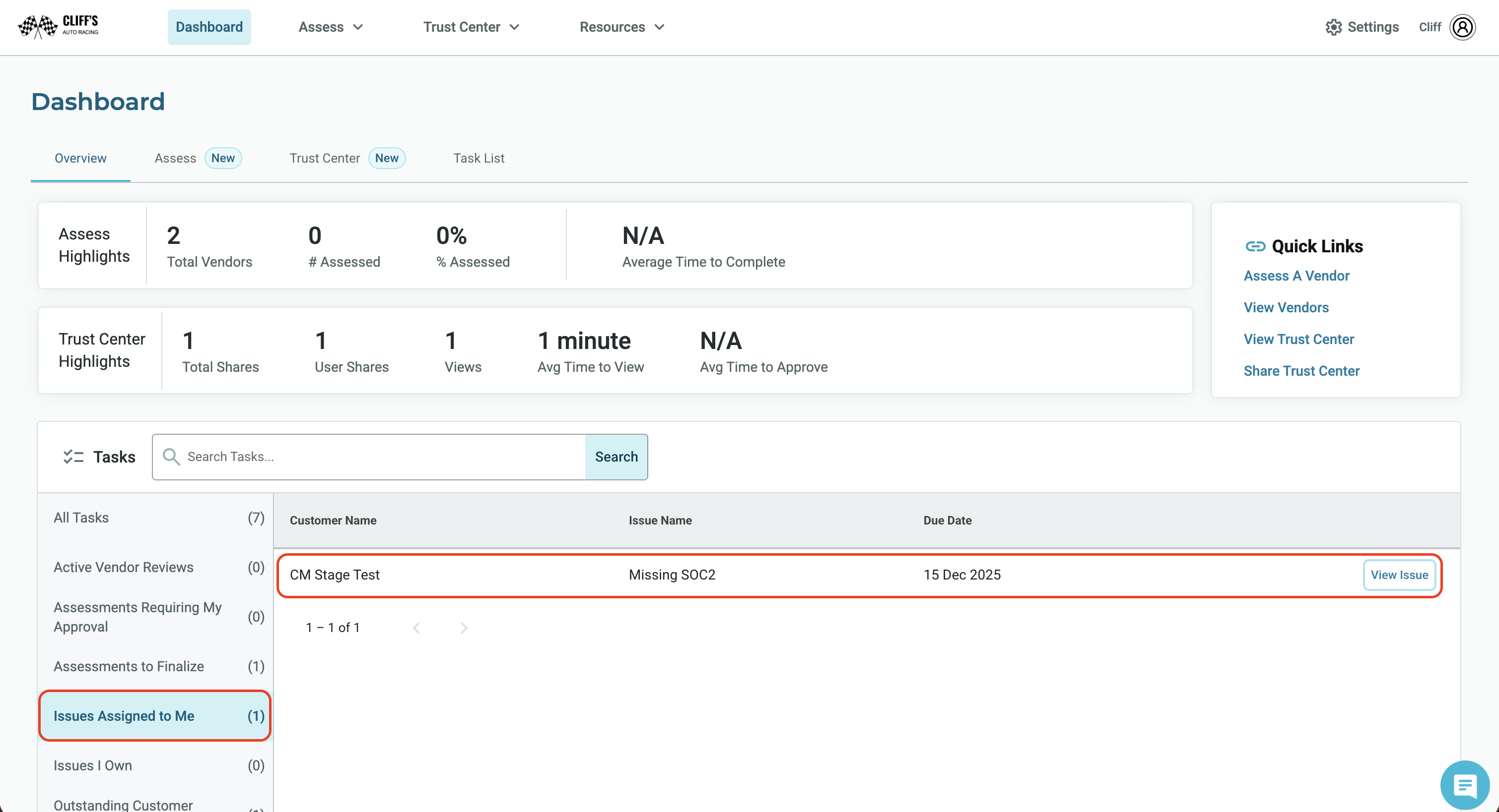 Responding to an Assigned Issue – Whistic